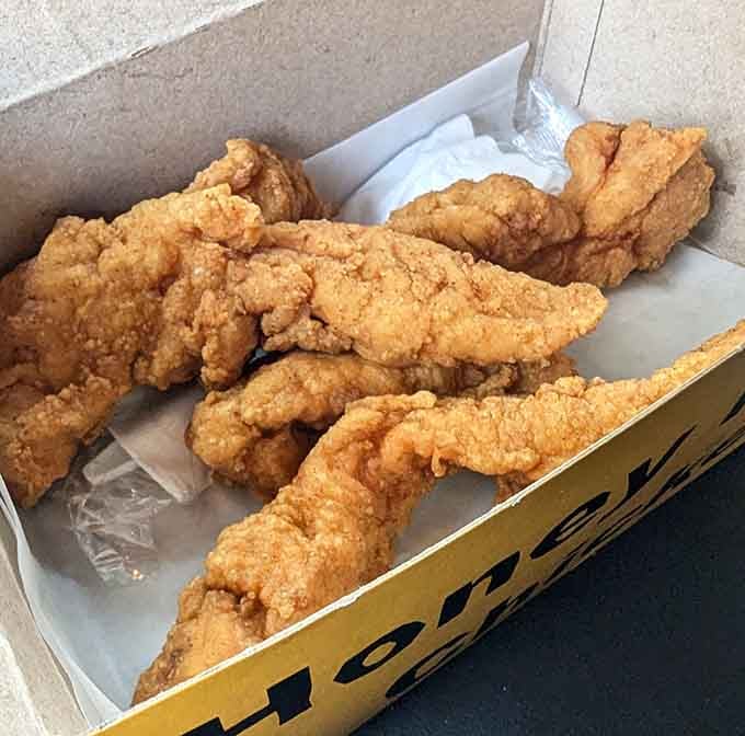 Thick, crunchy, and golden from edge to edge. These chicken tenders mean serious business in the best possible way.