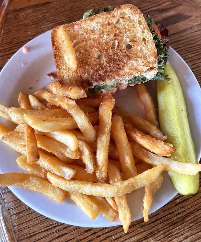 That BLT is stacked so high it requires strategic planning, architectural skills, and possibly a construction permit to eat.