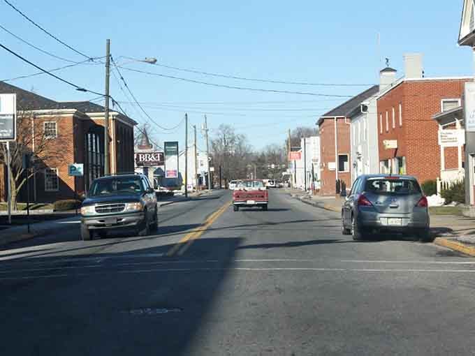 Bridgewater's quiet neighborhood street on a crisp winter day feels like the kind of place where mail still arrives on time.
