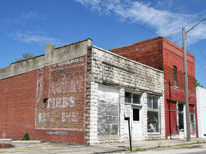 Findlay's faded tire advertisement is the kind of ghost sign that makes history buffs absolutely giddy with joy.