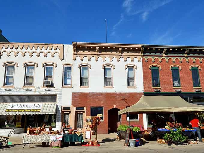 Ornate Victorian facades and a sidewalk market bursting with color, Fulton's downtown is a living postcard from a slower, sweeter era.