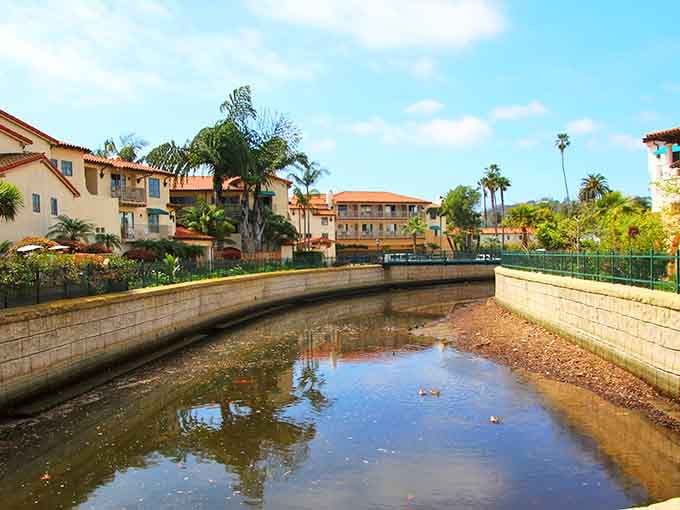 Red tile roofs, swaying palms, and a lazy canal &mdash; Santa Barbara makes relaxation look effortless.