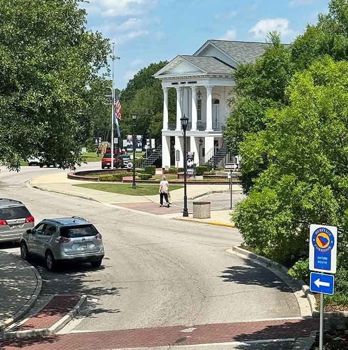 The white-columned Barnwell courthouse sits at the center of town like a gracious neighbor who always keeps the yard tidy.