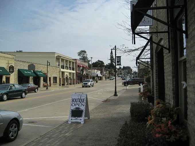 That "Boutique Open" sign says it all&mdash;real shops run by real people in a real community.