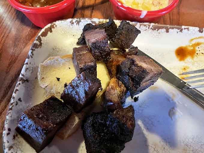 Burnt ends that prove the best things in life come from patience, smoke, and knowing when perfection arrives.