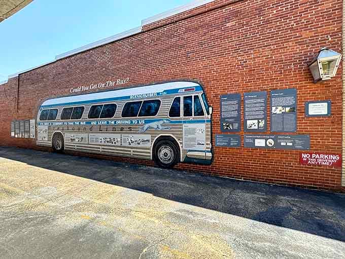 This powerful mural asks a question that still echoes loudly across American history and conscience today.