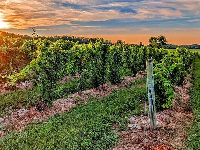 Sunset over the vines hits different when you're standing where the magic actually happens, doesn't it?