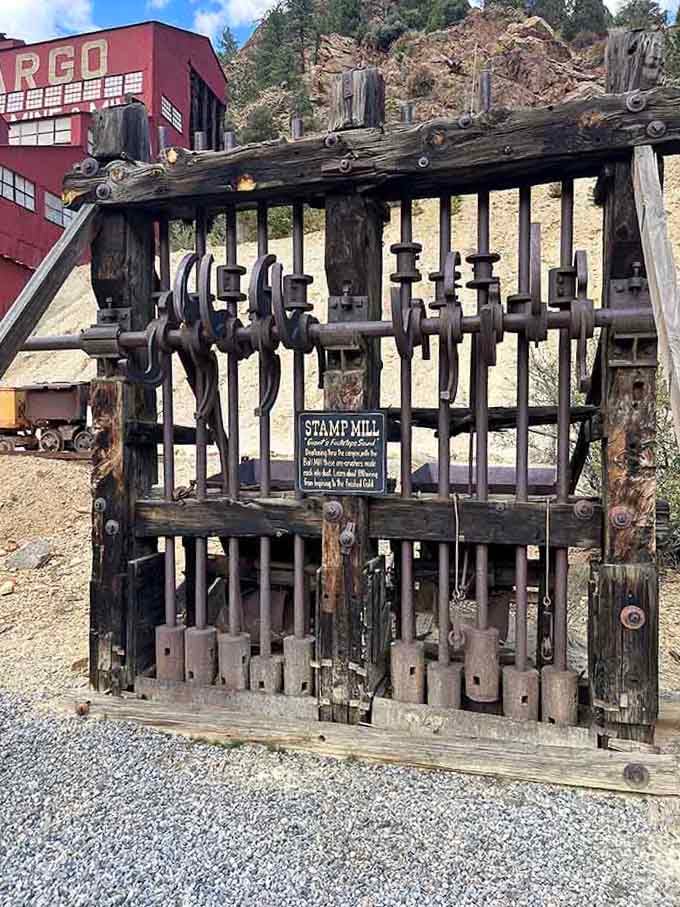 Meet the stamp mill, the original rock crusher that turned raw mountain into Colorado gold rush fortune.