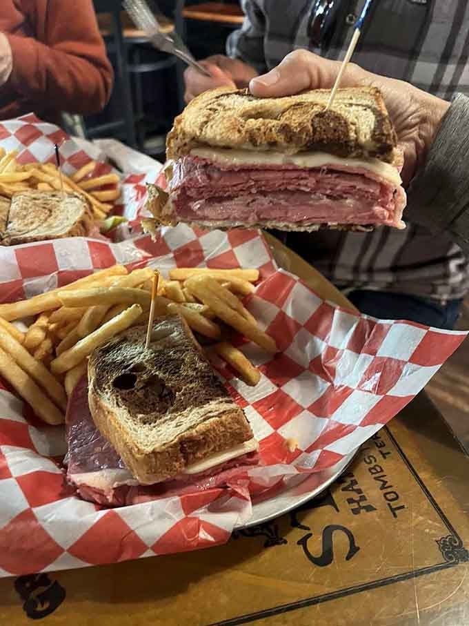 The legendary Reuben that won the West lives up to every word of that title. Every single one.