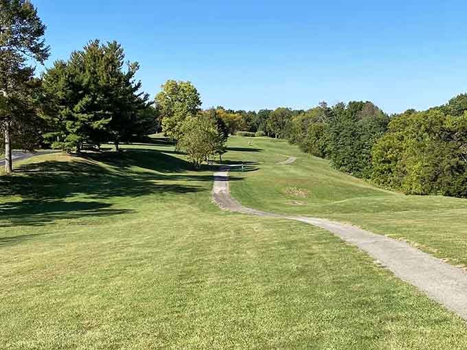 Rolling fairways wind through mature trees, offering golfers a peaceful escape where the only pressure comes from your putting game.