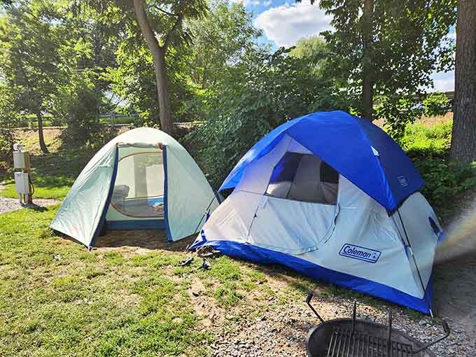 Classic tent camping still delivers that authentic outdoor experience your parents keep talking about from their youth.