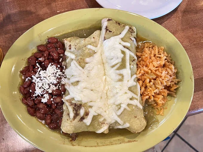 Slow-roasted barbacoa blanketed in Hatch green chile sauce — this is the kind of dish that makes you cancel your afternoon plans.