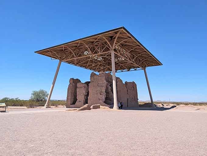 Seven centuries later, the Casa Grande Ruins still command respect. The Hohokam knew how to build things that last.