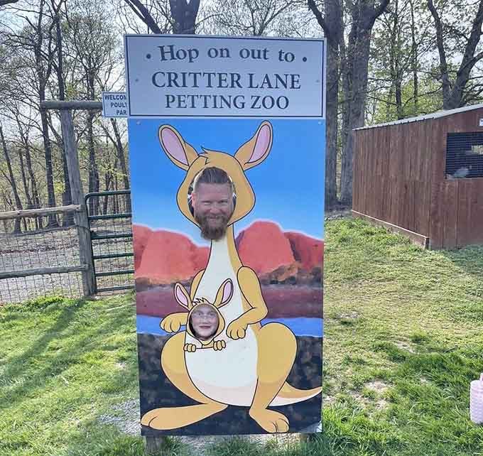 When the photo op board fits two faces perfectly, you know the universe is telling you something important.