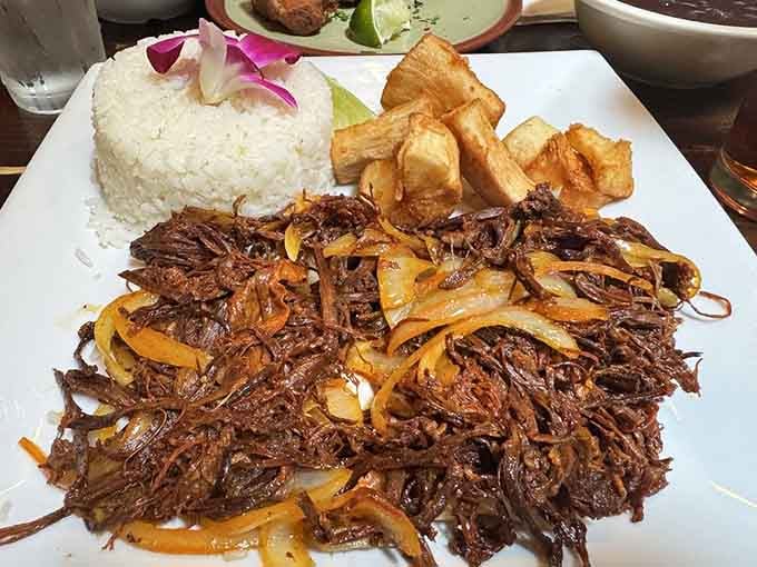 Vaca Frita translates to happy cow, and one bite explains why this dish earned such joy.