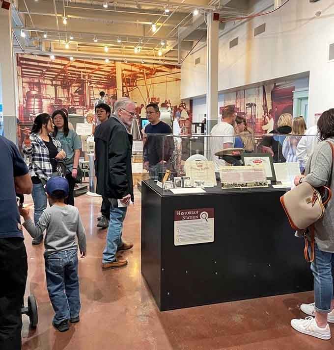 Families, history buffs, and soda lovers all find something worth stopping for at the museum's fascinating Historian Station exhibits.