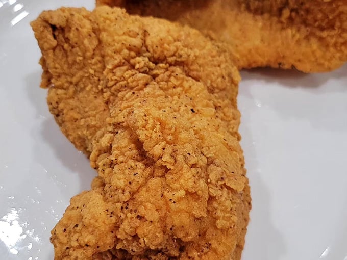 That craggy, golden crust on the fried catfish isn't just beautiful, it's practically a work of art.