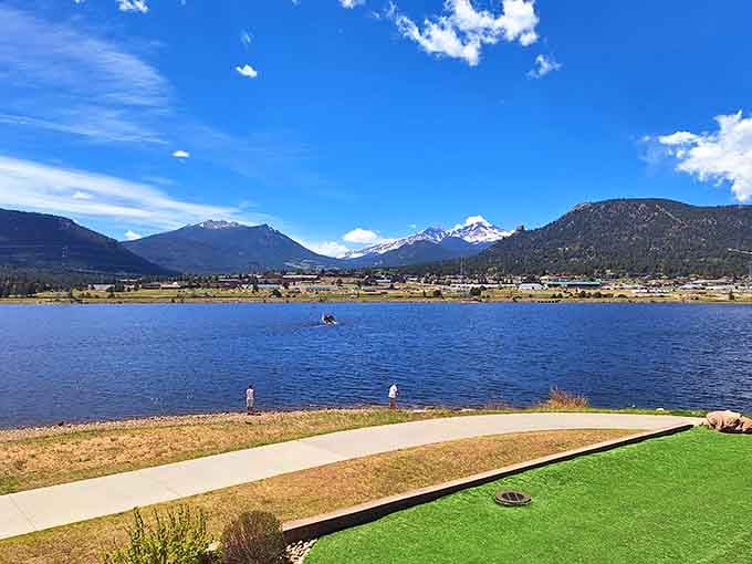 Lake Estes Marina offers calm blue water, mountain reflections, and a pace of life your doctor would approve.