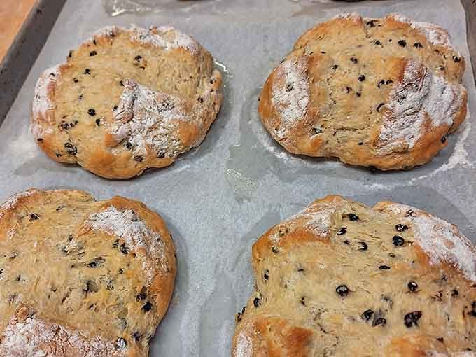 Rustic, hearty, and dotted with fruit, this soda bread looks like something your grandmother would be genuinely proud of.