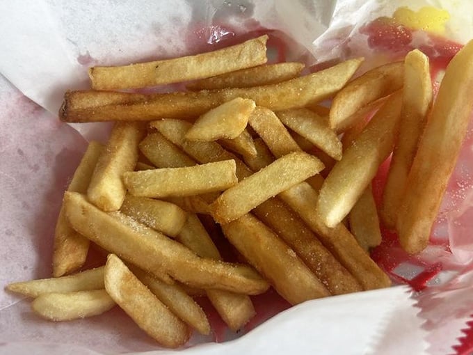 Golden, crispy, and unapologetically simple. These fries don't need a fancy dipping sauce to prove their worth.