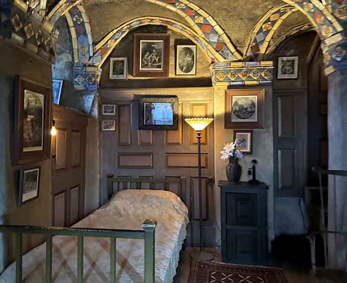 Sleeping under those tiled arches every night would make anyone feel like medieval royalty, honestly.
