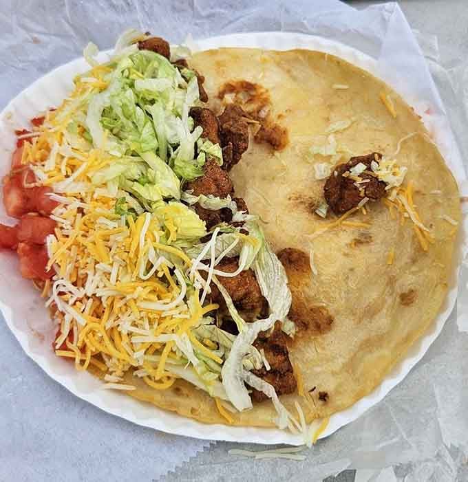 The gator taco brings Louisiana swamp vibes to Pennsylvania, because why should Florida have all the reptilian fun?