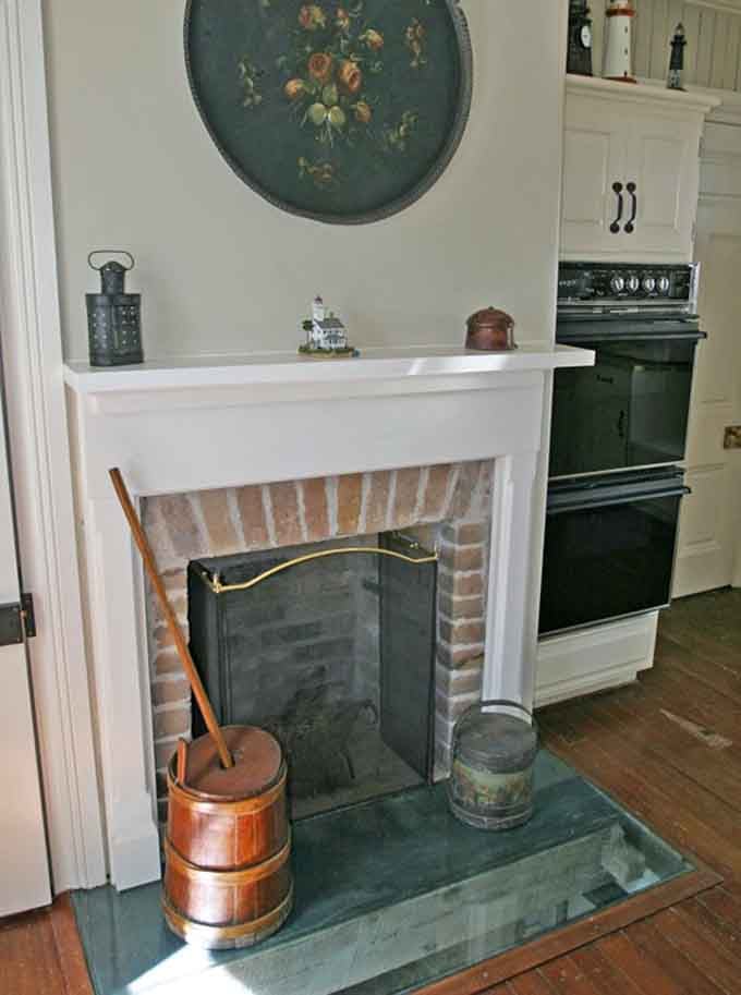 This brick fireplace has been keeping people warm for generations, and it's clearly not done with that job yet.