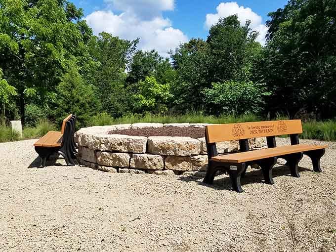 Rest stops with million-dollar views, where your sandwich tastes exponentially better surrounded by rolling Illinois hills and prairie.