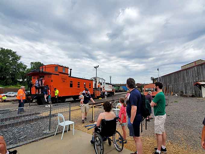Families, kids, and curious grown-ups all sharing the same wide-eyed look. Trains do that to people.
