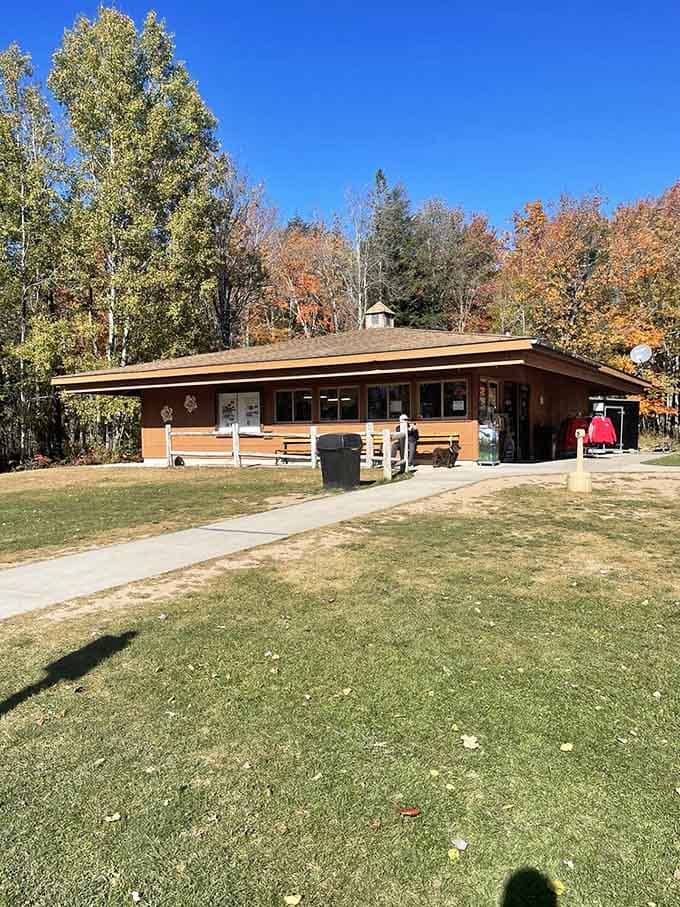 Small but mighty, this park building proves that great things really do come in modest packages, just like the U.P. itself.