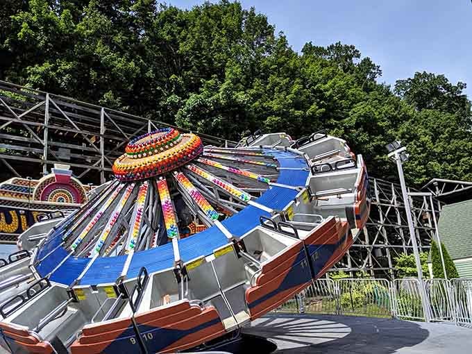 Colorful, fast, and slightly chaotic. The Wipeout is basically a Tuesday afternoon in Connecticut, but more fun.