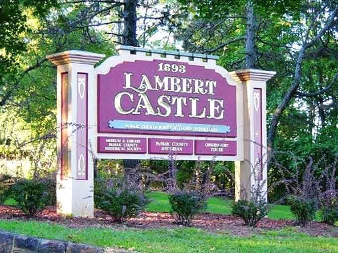The entrance sign has been welcoming curious visitors since 1893, and it's still doing a magnificent job.