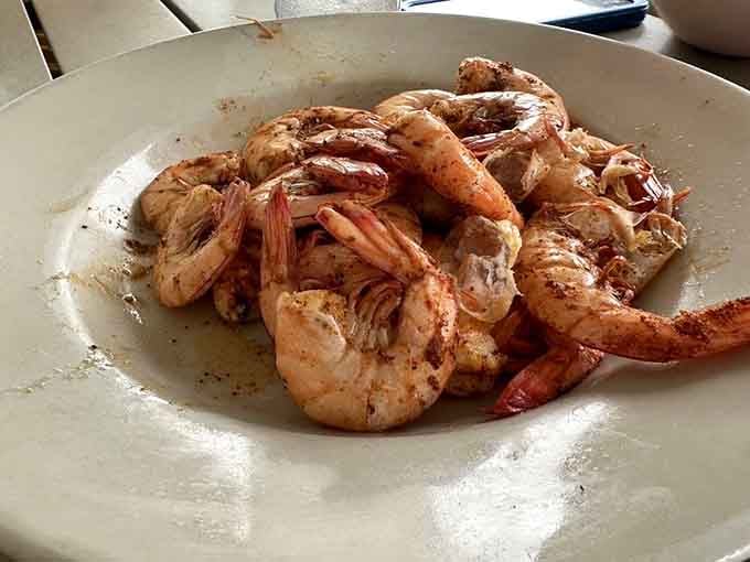 Seasoned and beautifully cooked, these wild Georgia shrimp taste exactly like the coast smells on a good day.