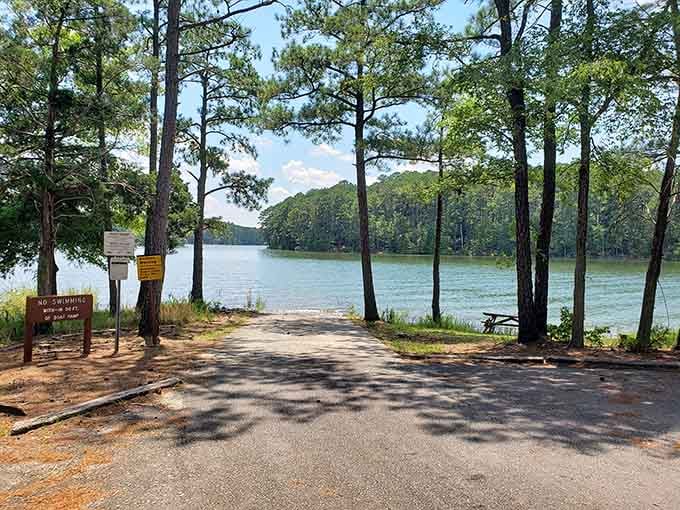 Baker Creek State Park provides peaceful lakefront camping where the loudest sound is probably just a fish jumping.