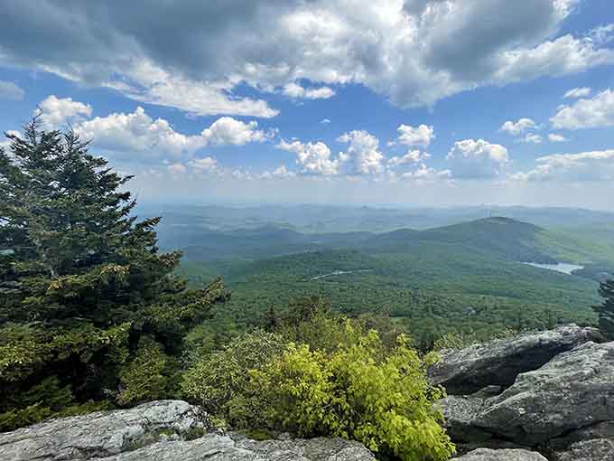 The kind of view that makes you forget you're standing on a structure that moves with wind.