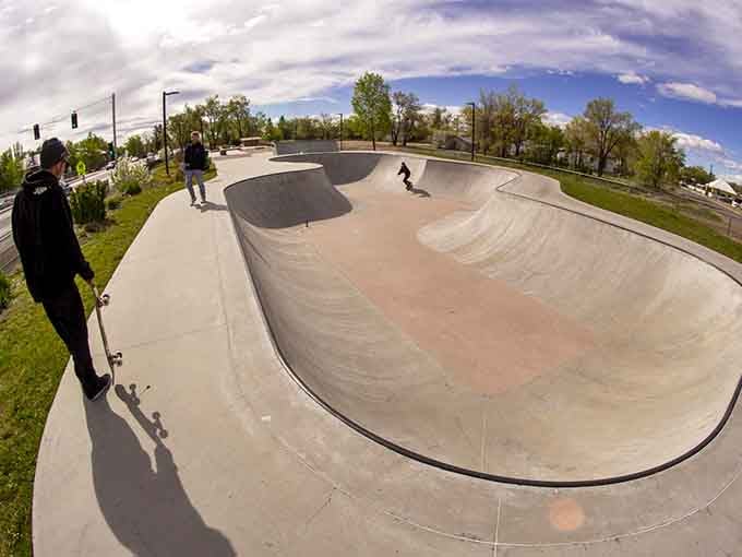 Smooth concrete bowls, open sky, and skaters carving graceful lines, Monte Vista's skate park proves this town knows how to keep things moving.
