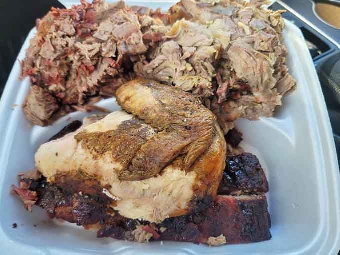 A meat platter this loaded makes every other lunch decision feel like a personal failure.