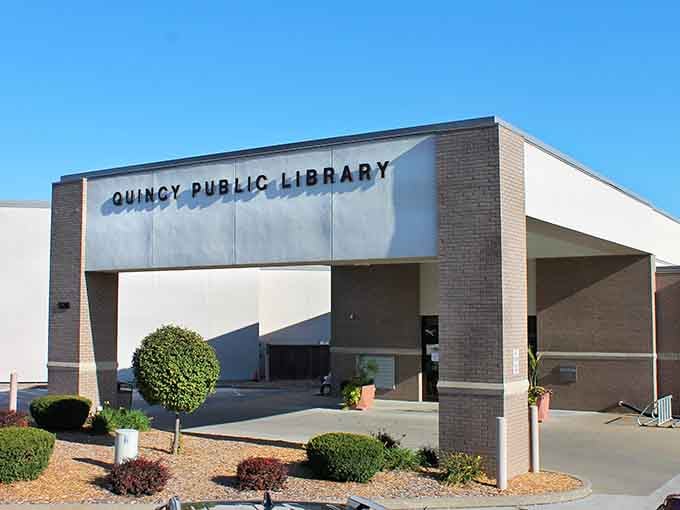 The Quincy Public Library stands ready to deliver, because knowledge and a good parking spot are both underrated luxuries.