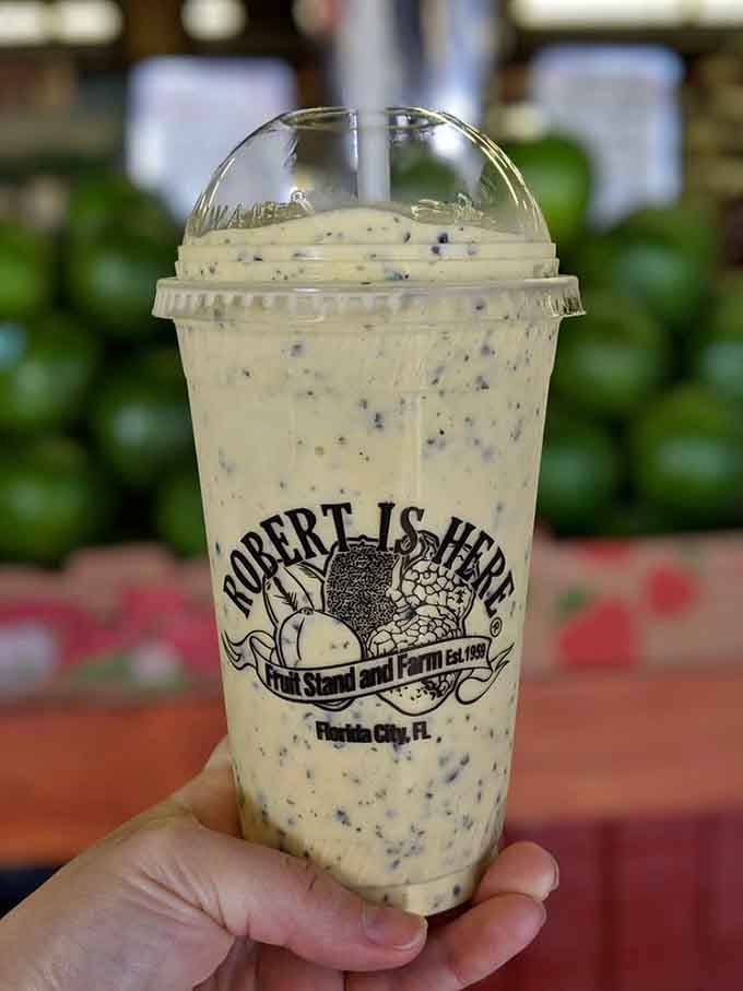 That passion fruit milkshake looks like a sunset decided to become drinkable, and honestly, we're here for it.