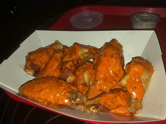 Wings glazed to perfection, ready to make you question your commitment to eating with any semblance of dignity.