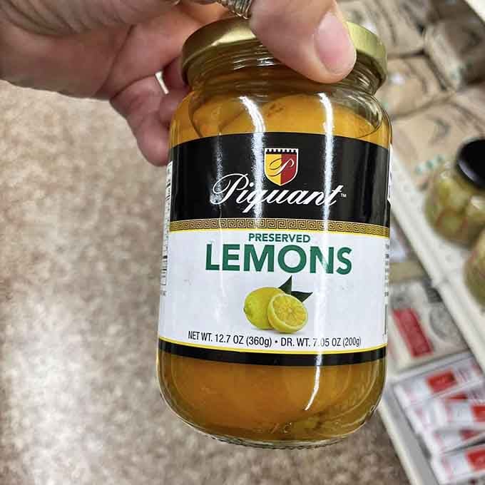 Preserved lemons in jars, the secret ingredient that'll make your Moroccan tagine taste authentically mind-blowing.
