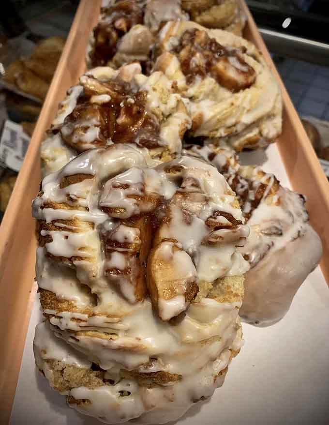 Drizzled with icing and loaded with filling, these cinnamon rolls demand your full and undivided attention.