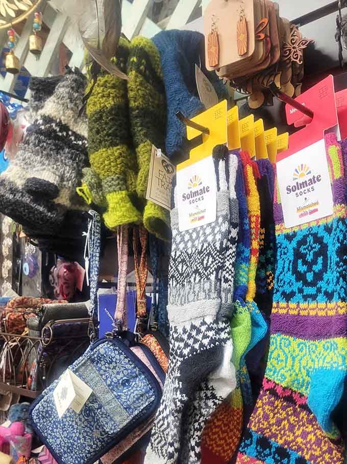 Solmate Socks and handknit mittens, because your feet and hands deserve a little vintage adventure too.