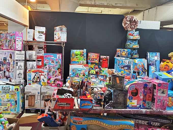 From Frozen to Spider-Man, this toy mountain has enough childhood magic to make any grandparent's wallet nervous.