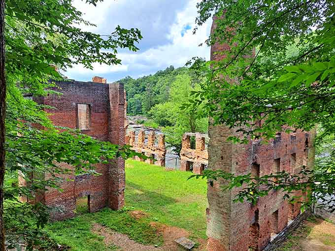 Nature has been quietly decorating these ruins for over 160 years, and honestly, it's doing a fantastic job.
