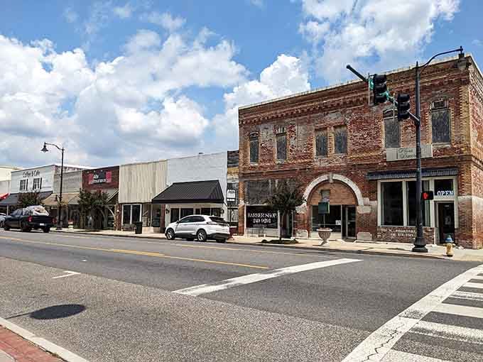 North Broadway Avenue showcases storefronts where personality beats corporate cookie-cutter design every single time.
