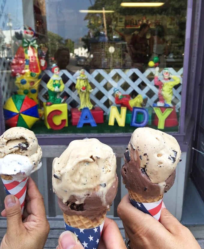 Ice cream cones that prove summer in Connecticut tastes better when chocolate's involved.