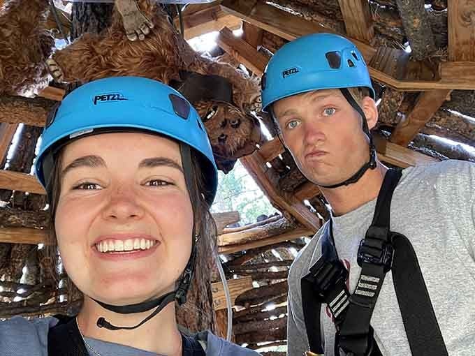 The look on the left says pure joy. The look on the right says "I'm fine, totally fine, completely fine."