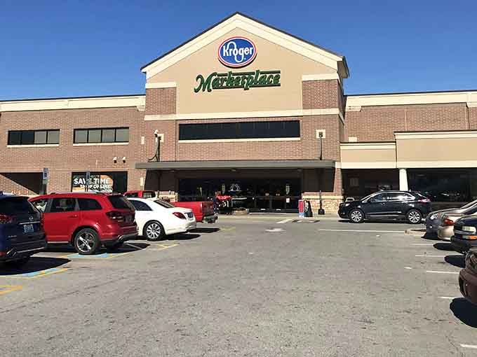 Even the grocery run feels charming in Versailles, where Kroger Marketplace keeps the locals well-stocked and smiling.
