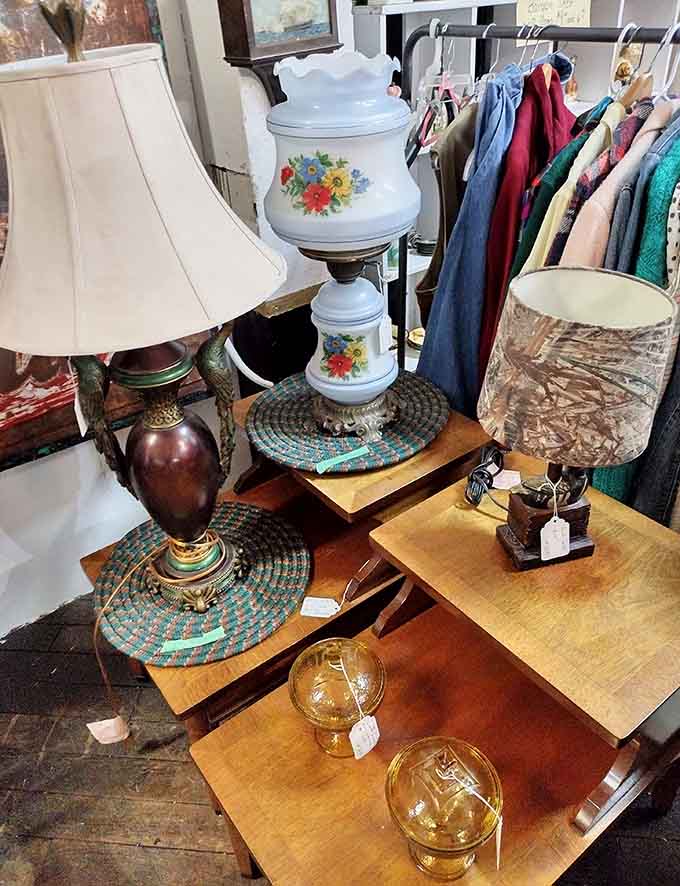 Three lamps walk into a store. Each one has better style than the last.